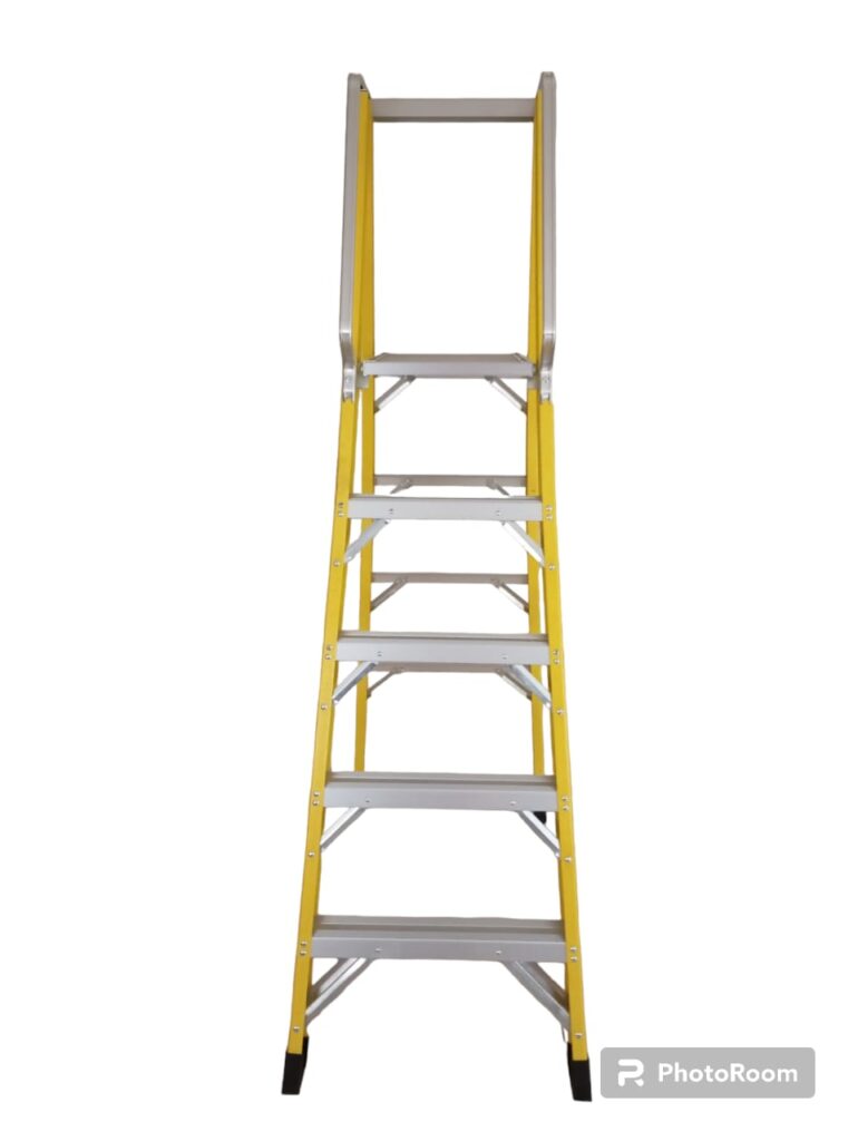 FRP Platform 5 step Ladder – A Plus Technology